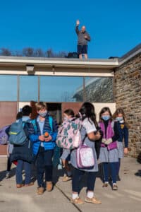 IHM pastor takes to roof of parish school in fundraiser for Blessed ...