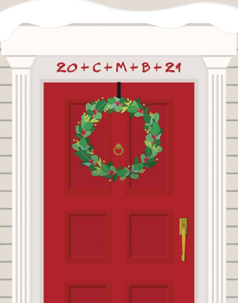 Chalk Talk: Epiphany door blessing is symbol of hope in 2021 - Catholic ...