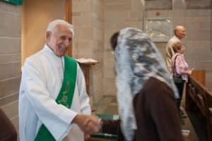 Deacon George Evans, part of the first class of American permanent ...