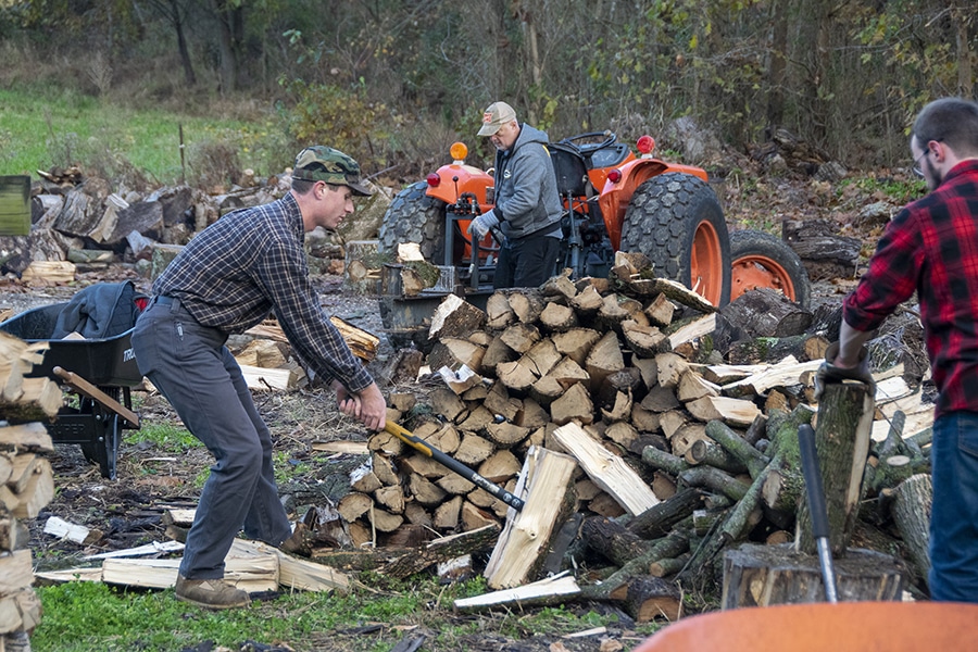 Indiana seminarians chop wood to help rural neighbors stay warm ...
