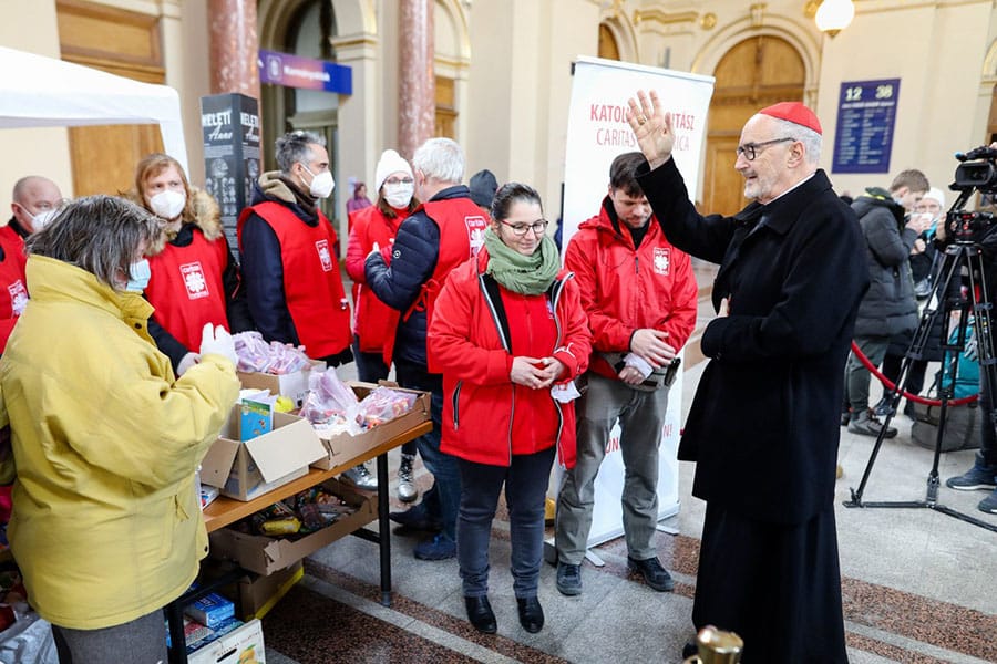 Cardinals arrive in Ukraine, Hungary on mission of hope - Catholic Review