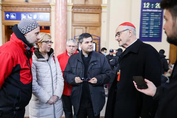 Cardinals arrive in Ukraine, Hungary on mission of hope - Catholic Review