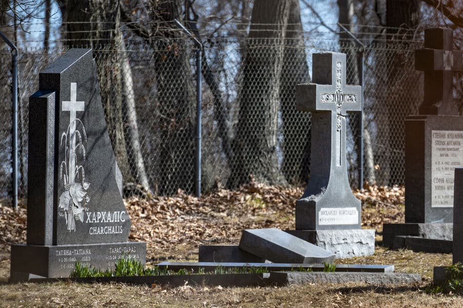 Ukrainian cemetery monuments restored - Catholic Review
