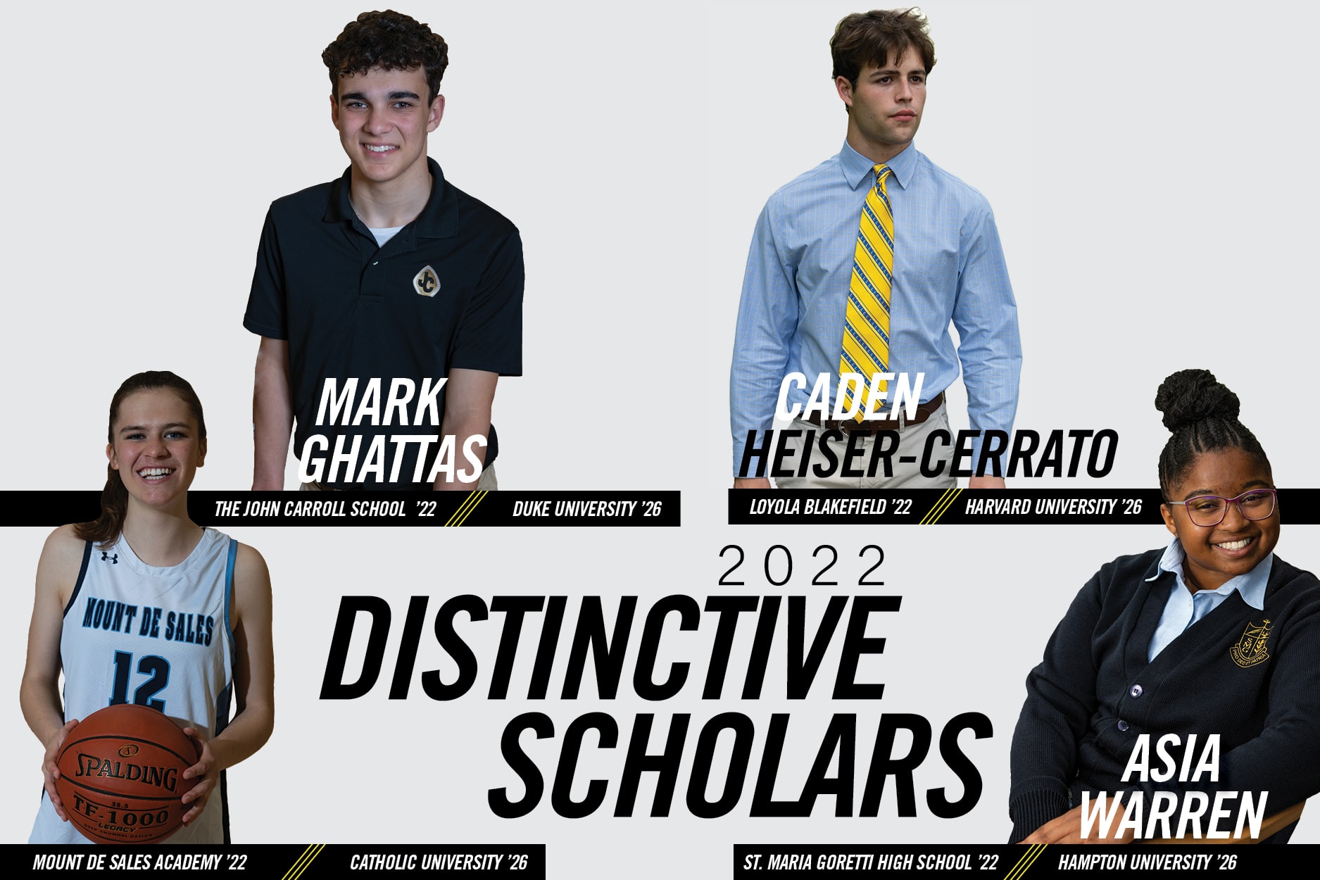 Spotlighting four Archdiocese of Baltimore Distinctive Scholars ...