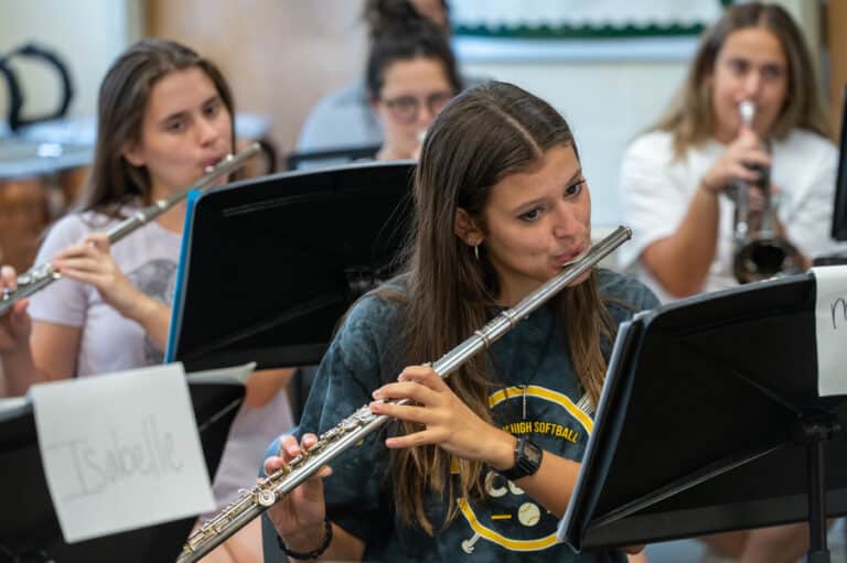 Catholic High launches all-girls marching band - Catholic Review