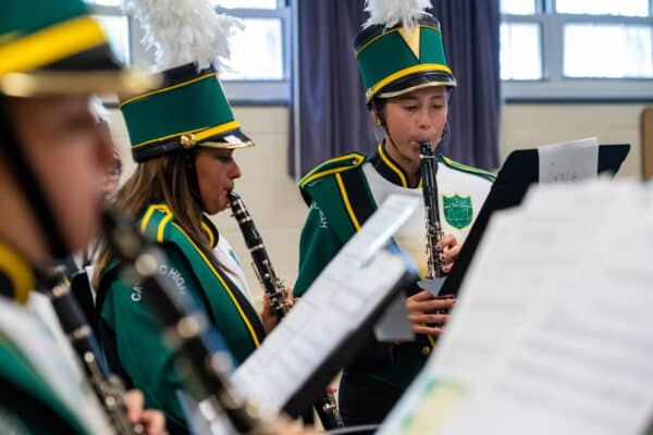 Catholic High launches all-girls marching band - Catholic Review