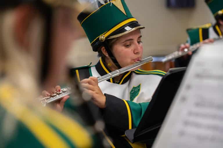 Catholic High launches all-girls marching band - Catholic Review