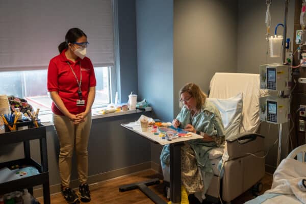 Art cart makes healing rounds at St. Joseph Medical Center - Catholic ...