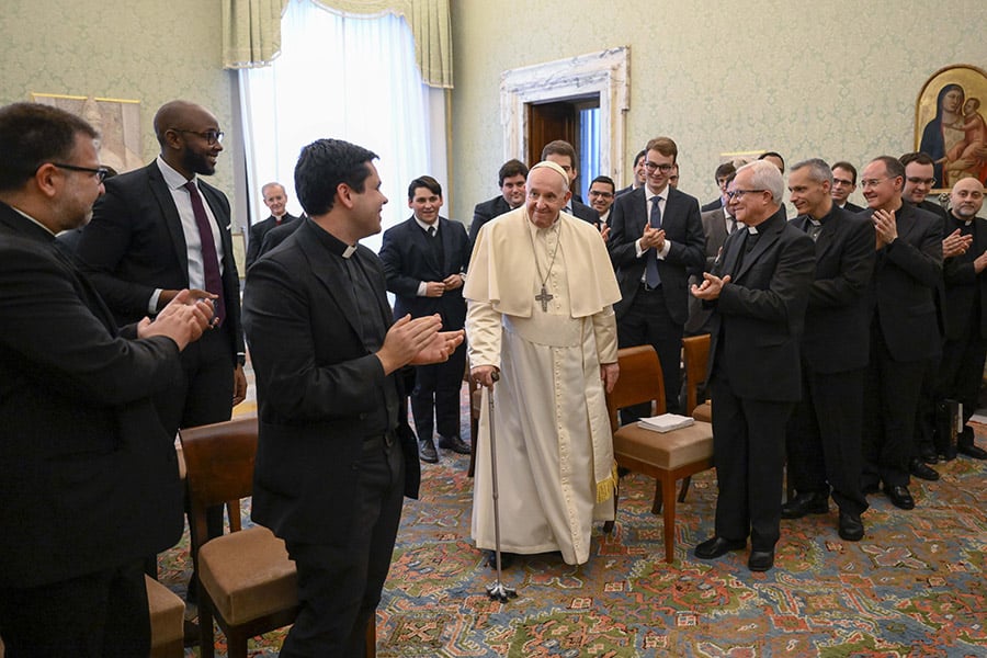 Pope asks seminarians to be joyful, but realistic - Catholic Review