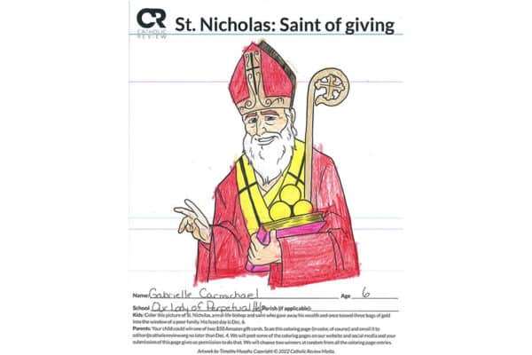 Students take a colorful look at St. Nicholas - Catholic Review