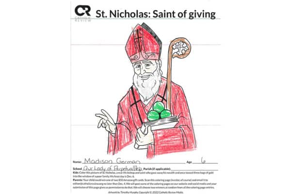 Students take a colorful look at St. Nicholas - Catholic Review
