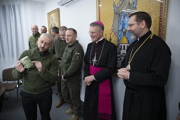 U.S. military archbishop visits Ukraine's military chaplains - Catholic ...