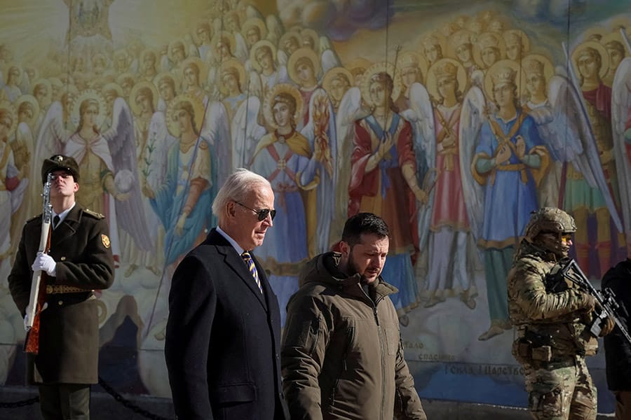 Ukrainian Catholics hail Biden's surprise visit to Kyiv for bravery ...