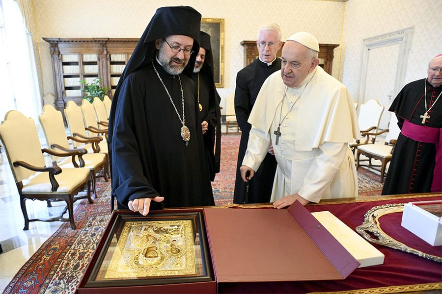 Greed, selfishness stand in the way of peace, pope tells Orthodox ...