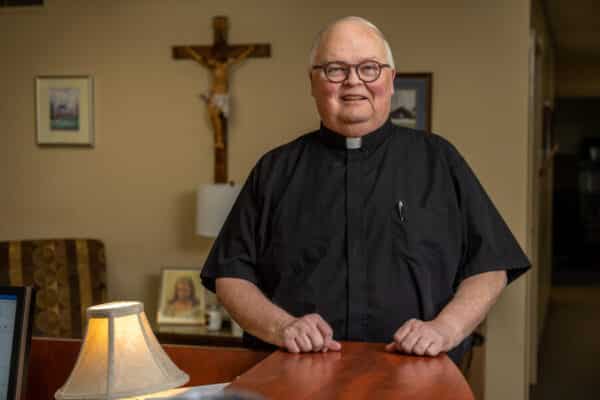 Father Lawrence Johnson said he received as much as he gave as ...