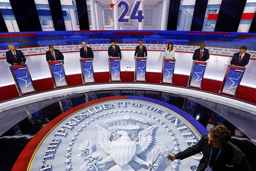 GOP presidential contenders spar over abortion, immigration, Ukraine ...