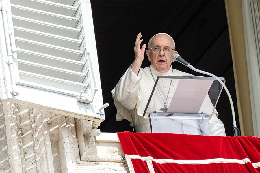 Jesus, the living God, helps believers on path to holiness, pope says ...