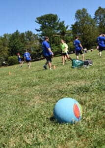 Kicking up fun: Kickball tournament brings young adults together ...