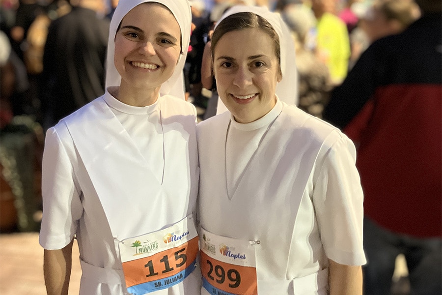 You better believe theses nuns can run - even wearing their habits ...