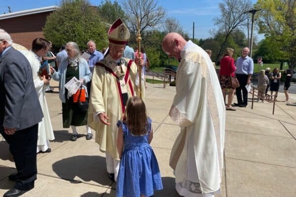 Archbishop Lori blesses new stained-glass windows at St. Joseph ...