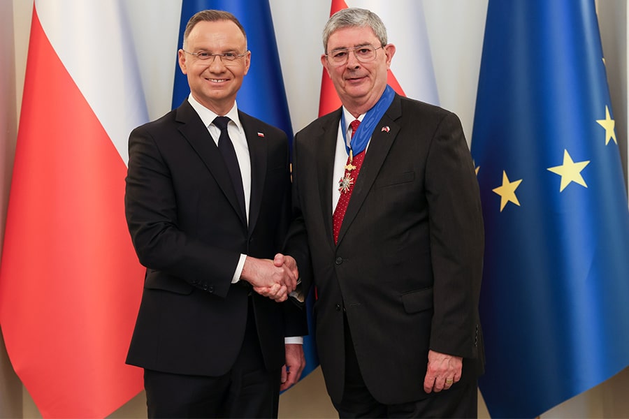 Poland honors papal biographer and Baltimore native George Weigel with ...