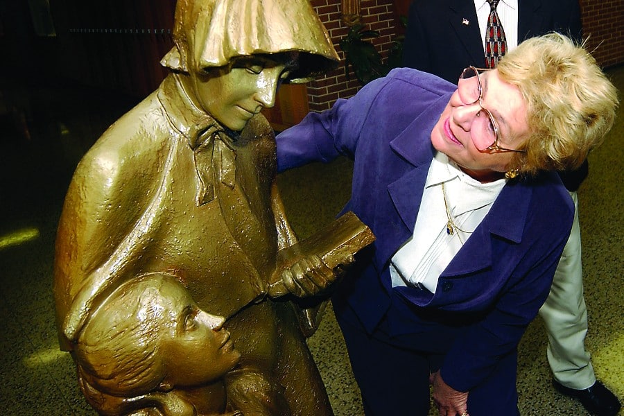 Returning the favor: A statue of St. Elizabeth Ann Seton fulfills ...