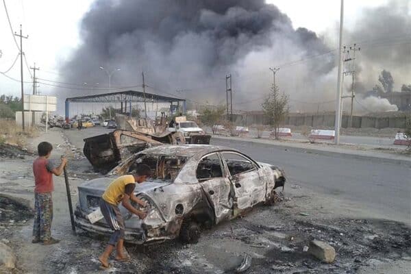 10 years after Islamic State group's bloody rampage, Iraq's displaced ...