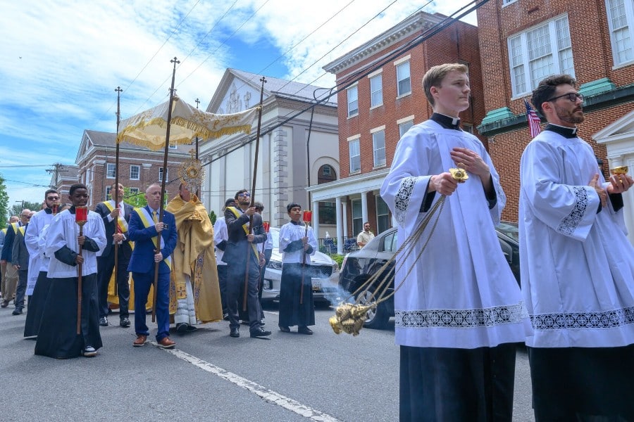 Downtown Frederick is site of Corpus Christi procession - Catholic Review