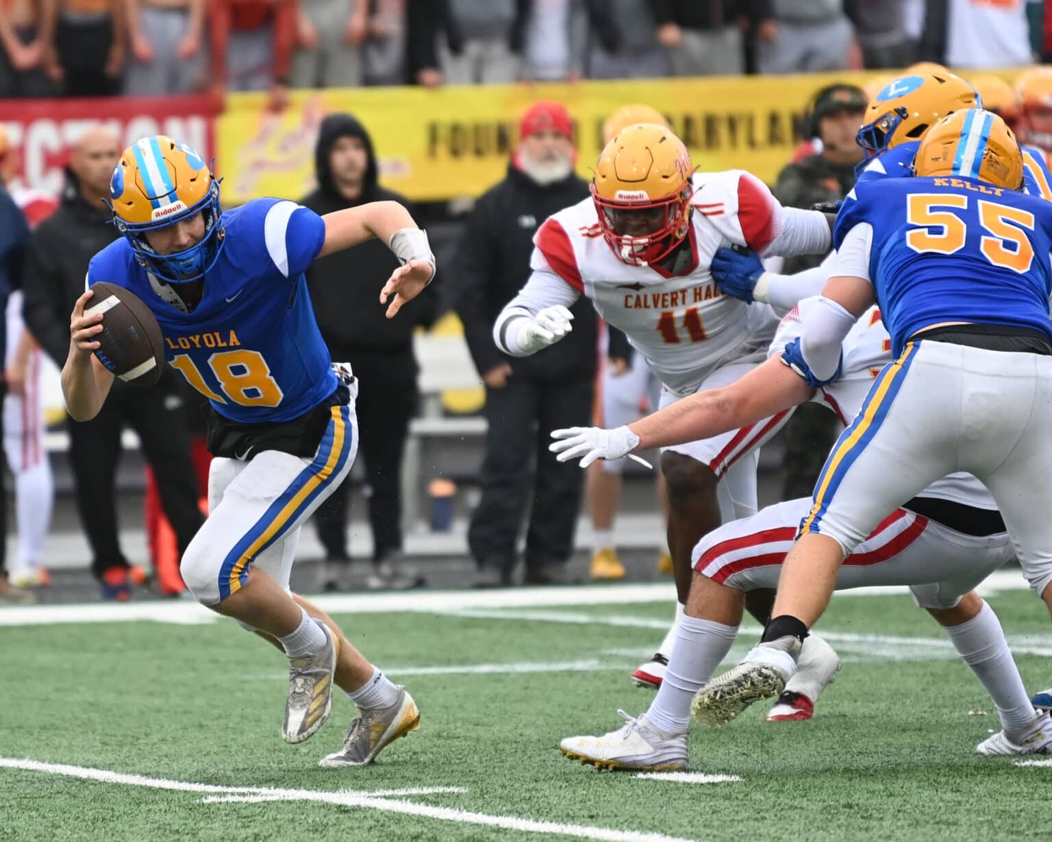 Senior QB guides Loyola Blakefield past Calvert Hall in the 104th ...