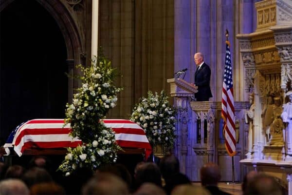 Carter state funeral mourners celebrate former president as man of ...
