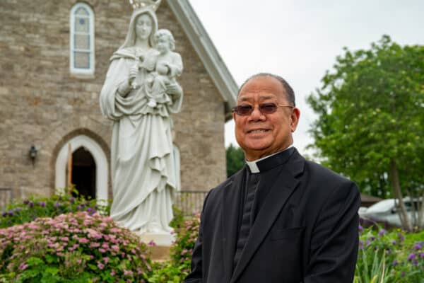 Father Lawrence Johnson said he received as much as he gave as ...